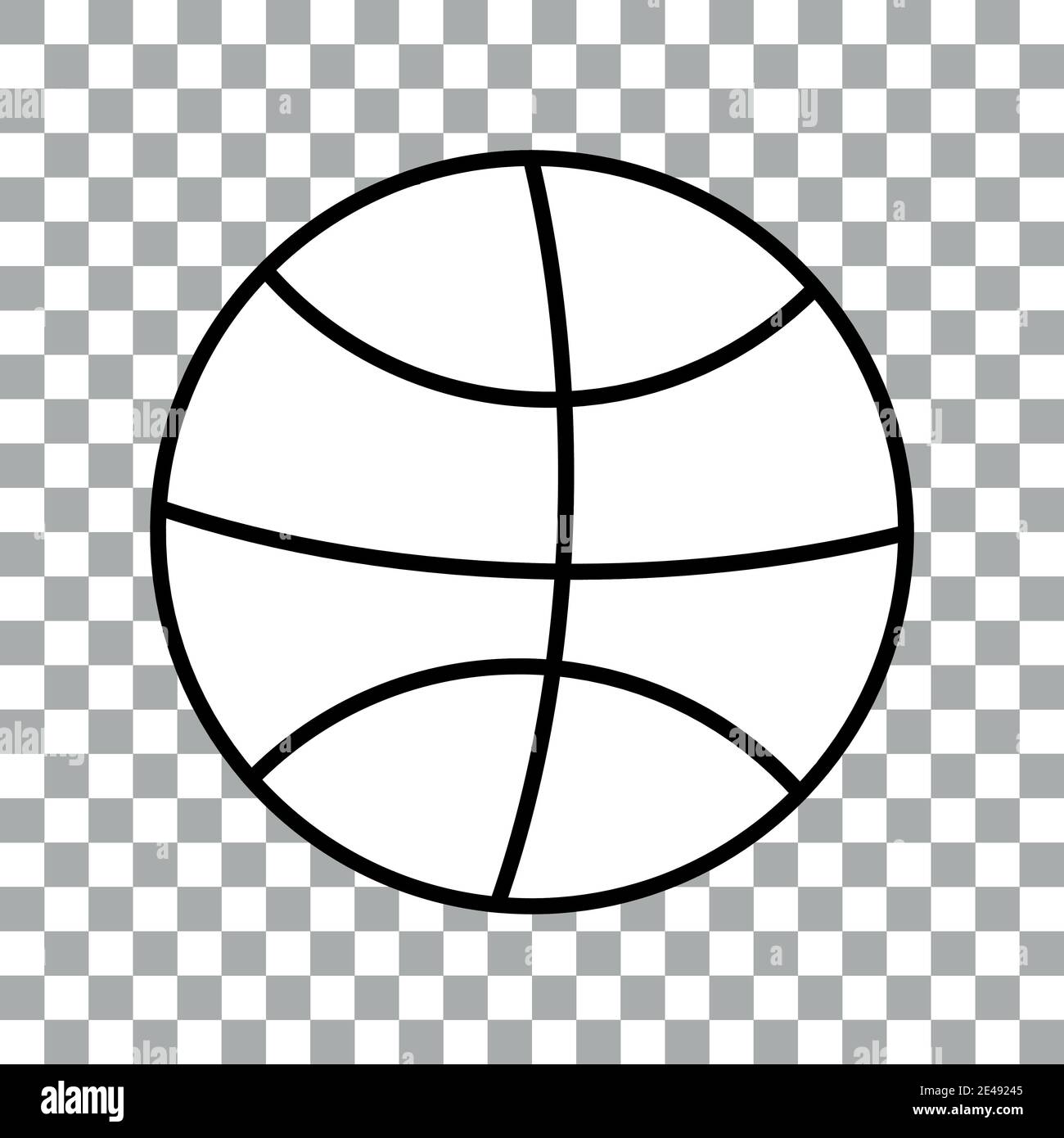 Symbole de basket Banque d'images vectorielles - Alamy