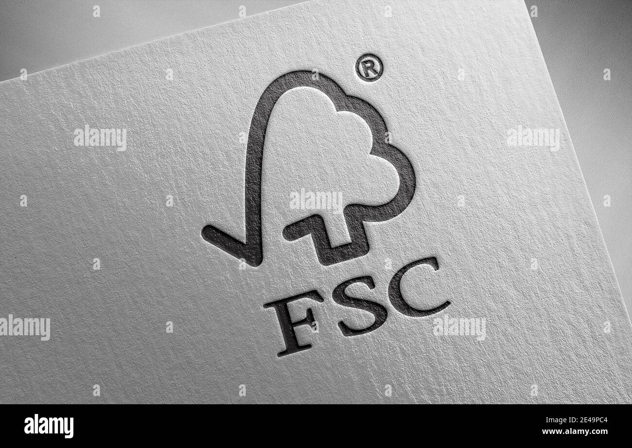 Fsc logo Banque de photographies et d’images à haute résolution - Alamy