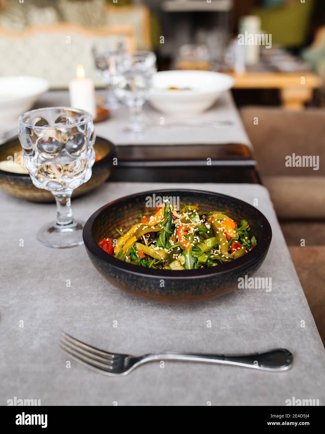 Verts de salade asiatique Banque de photographies et d’images à haute ...