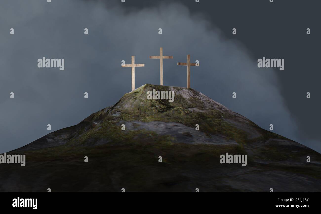 Mount golgotha Banque de photographies et d’images à haute résolution ...