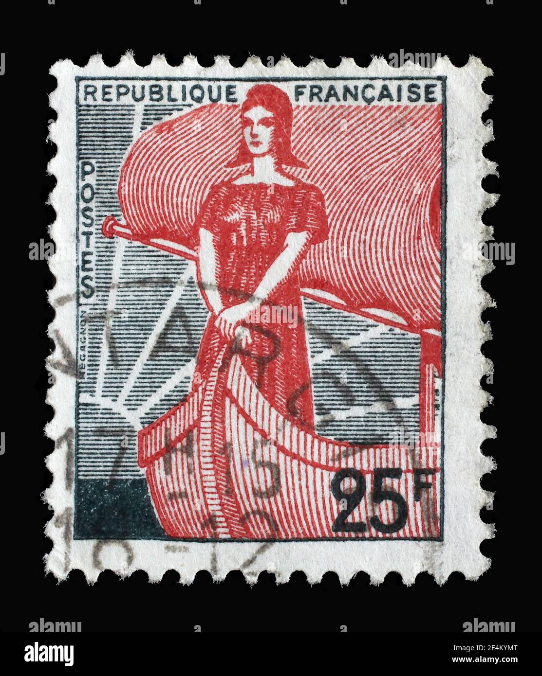 France stamp marianne Banque de photographies et d’images à haute ...