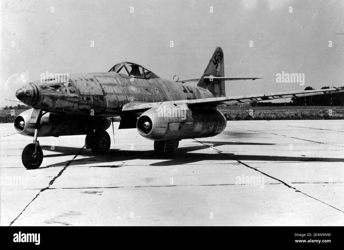 Messerschmitt me 262 Banque d'images noir et blanc - Alamy