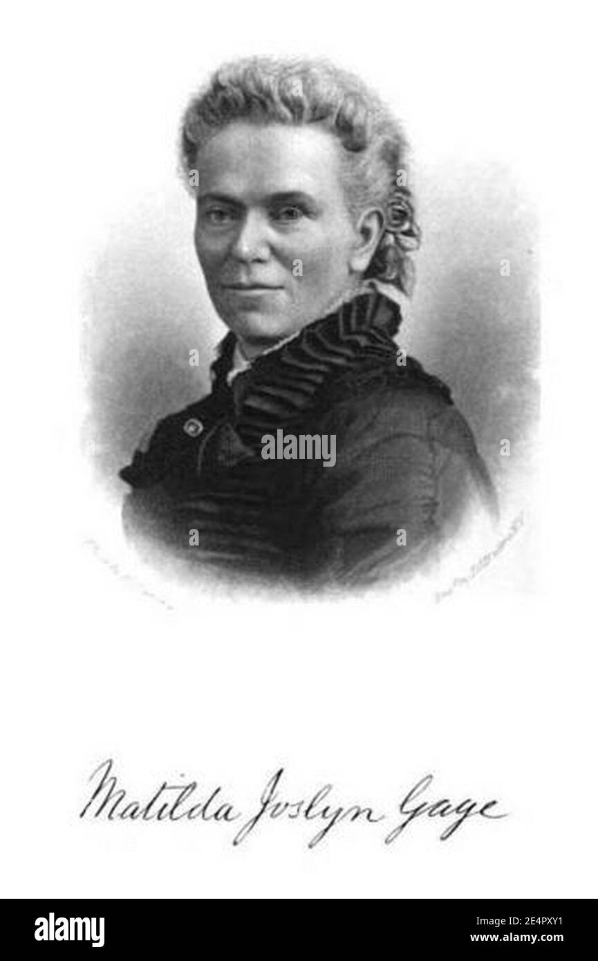 Matilda joslyn gage Banque de photographies et d’images à haute ...