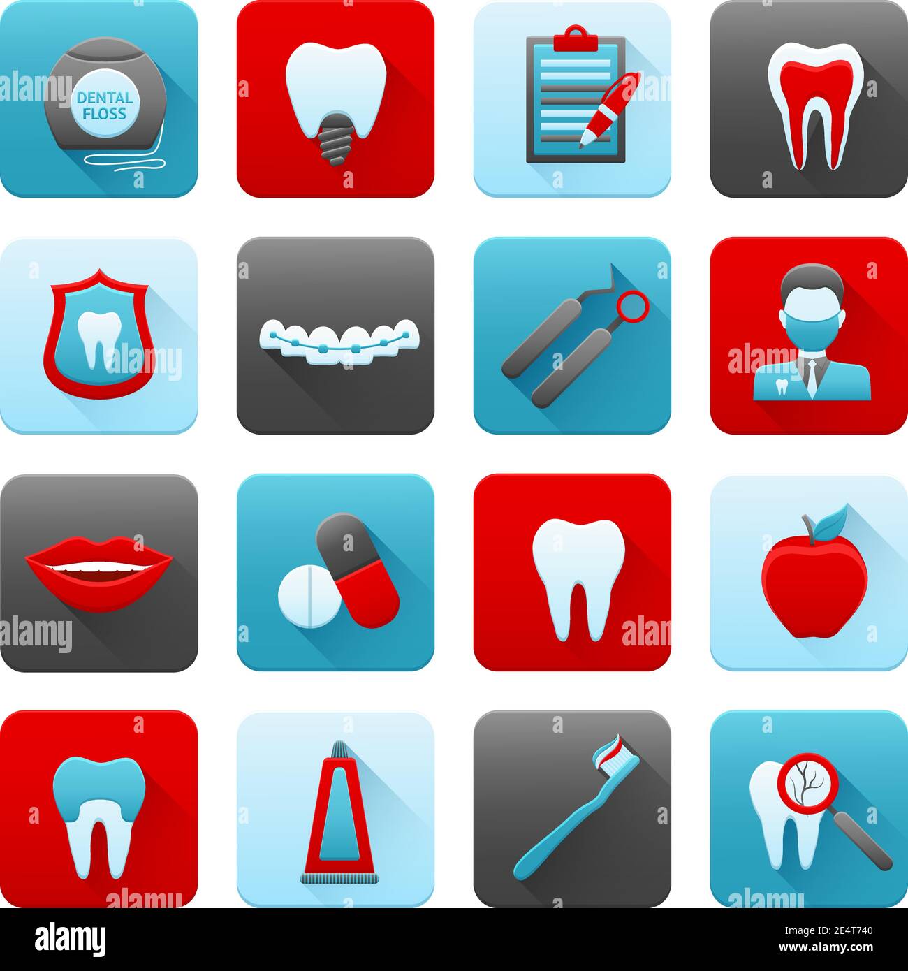 Pictogramme brosser les dents Banque de photographies et d’images à ...