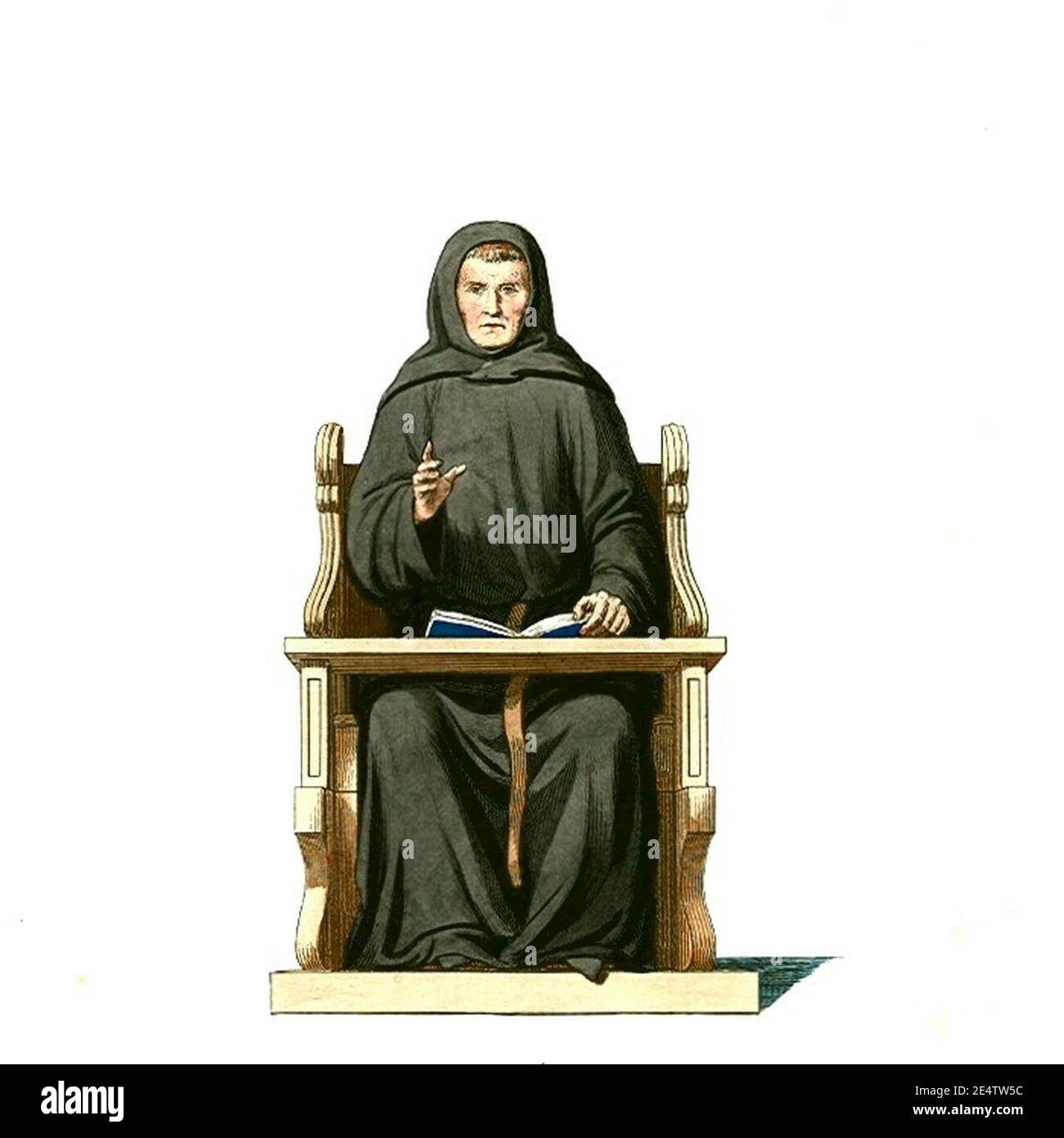 Medieval priest Banque de photographies et d’images à haute résolution ...