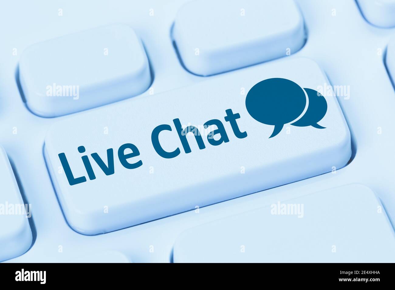 Live help support chat client Banque de photographies et d’images à ...