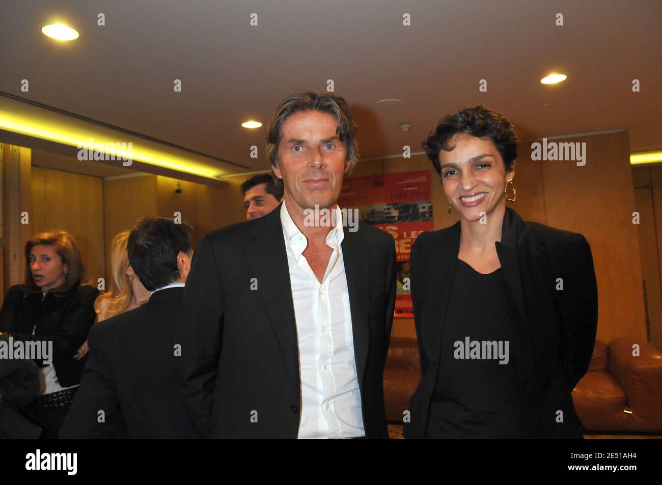 Dominique Desligne, PDG du Groupe Barrière, et l'ancien mannequin ...