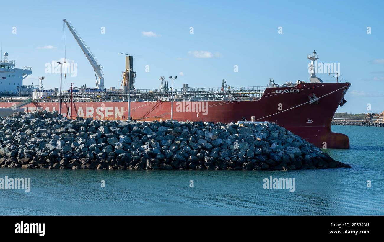 MacKay, Queensland, Australie - janvier 2021 : gros navire à conteneurs ...