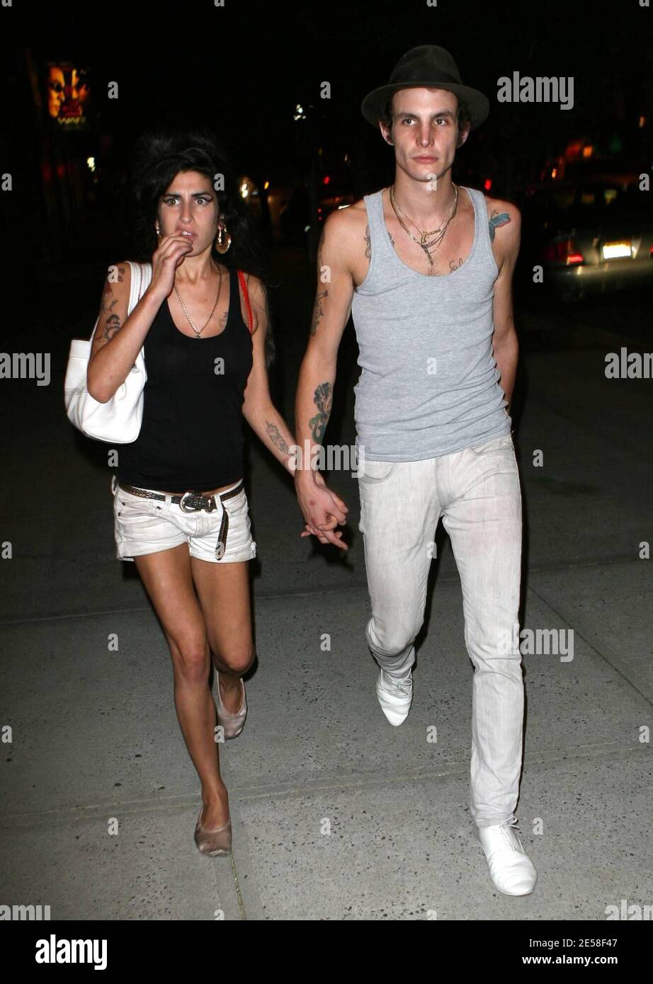 Amy winehouse and her husband blake fielder civil Banque de ...