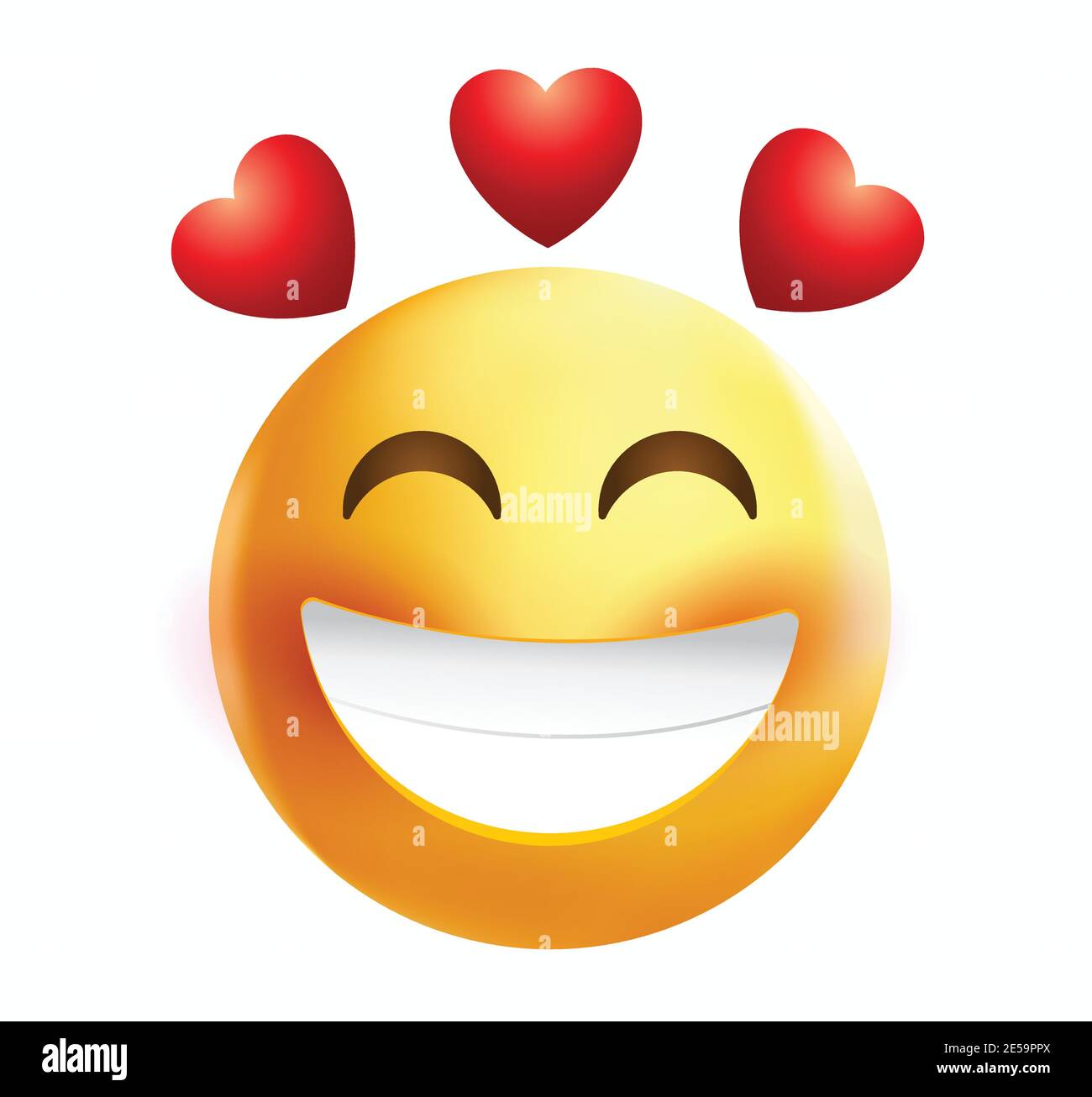 Emoticon in love Banque de photographies et d’images à haute résolution ...