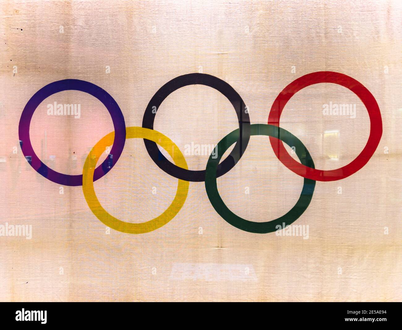 Cinq Anneaux Olympiques Banque d'image et photos - Alamy