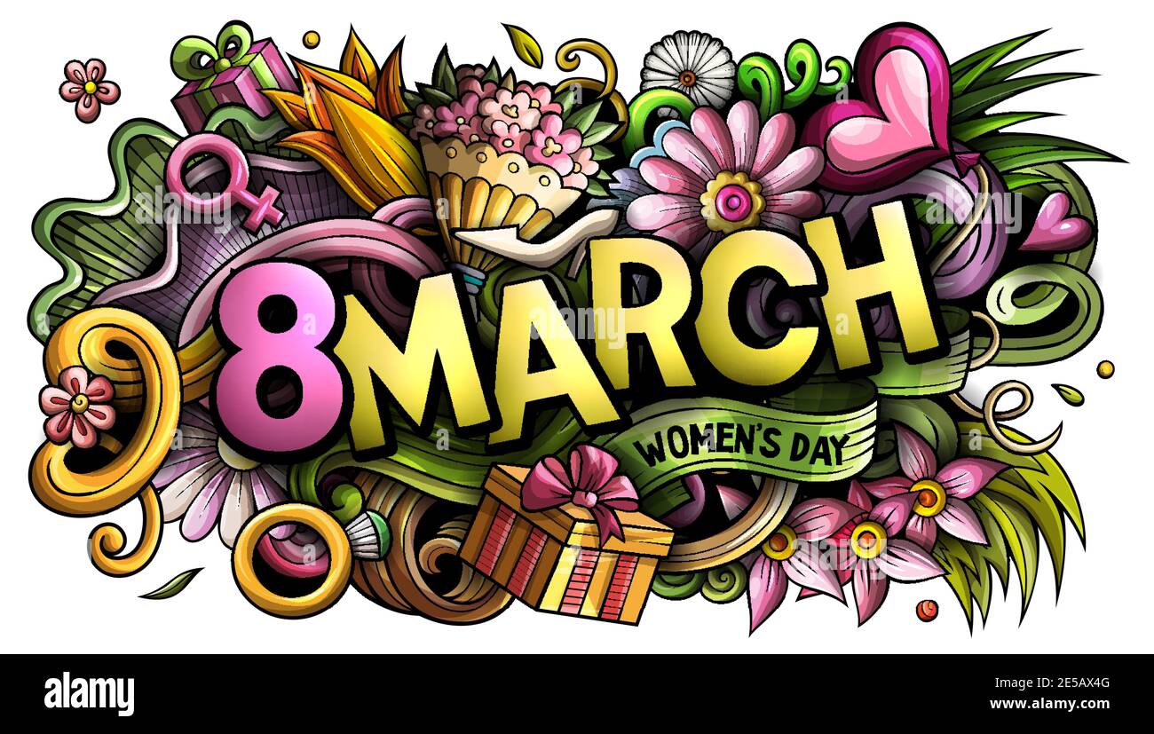 8 mars dessin animé dessin main dessin dessin dessin dessin dessin ...