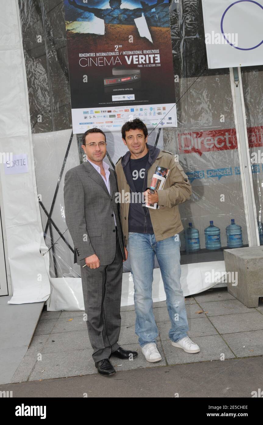 Joel Soler et Patrick Bruel assistent à la projection du film de Maurice Dales 'Black Israel ...