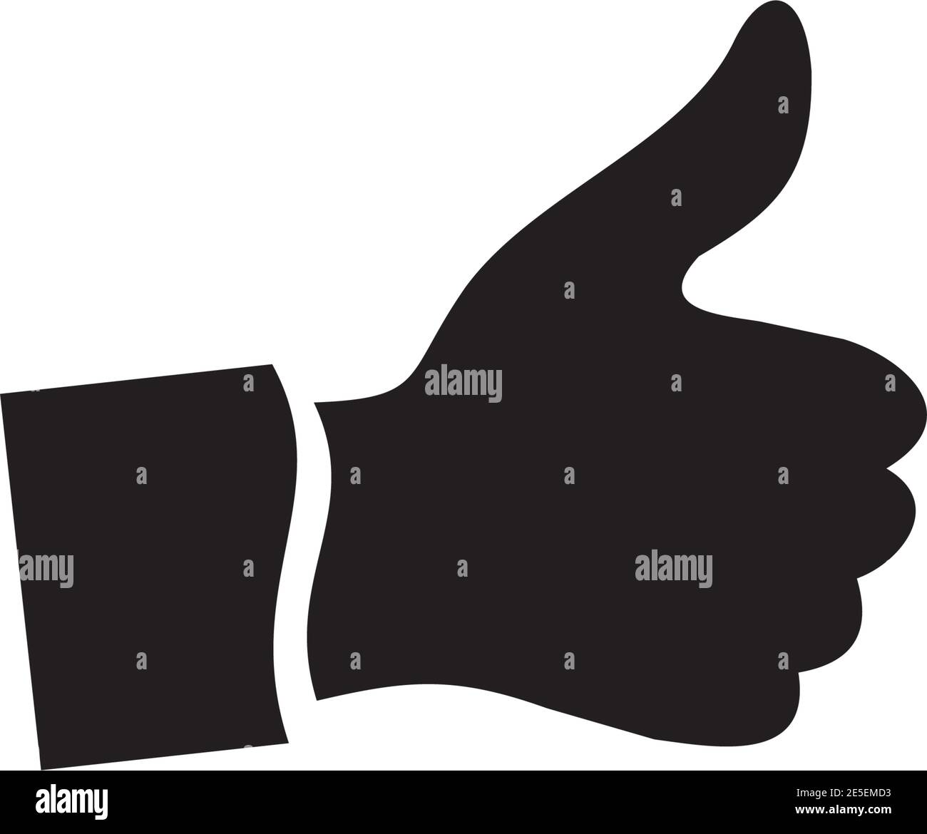 Pouce En L'air Logo Banque d'images vectorielles - Alamy