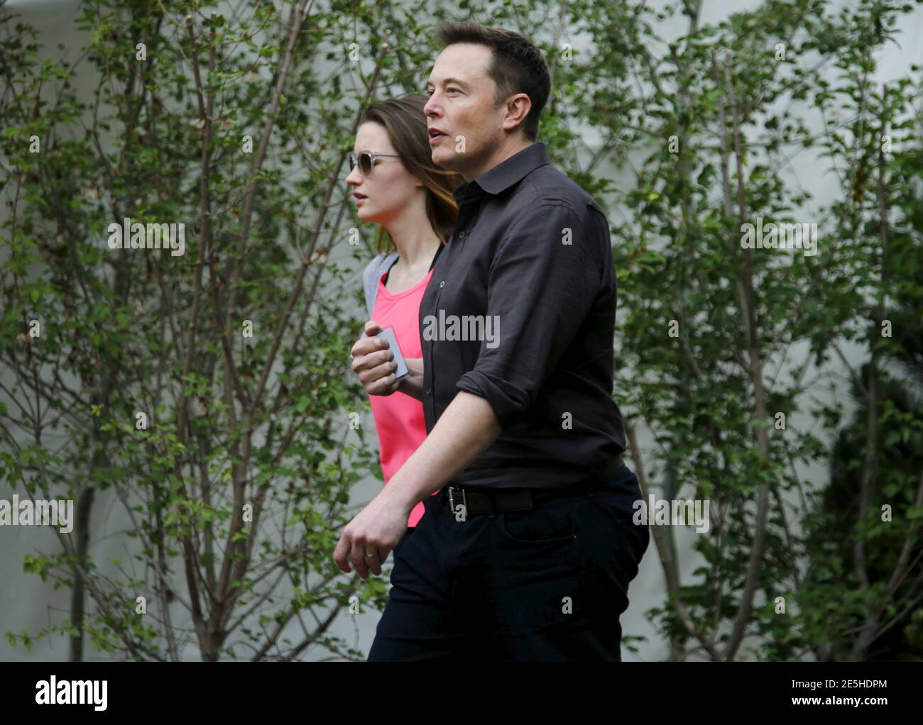 Elon Musk And Talulah Riley Banque De Photographies Et Dimages à Haute