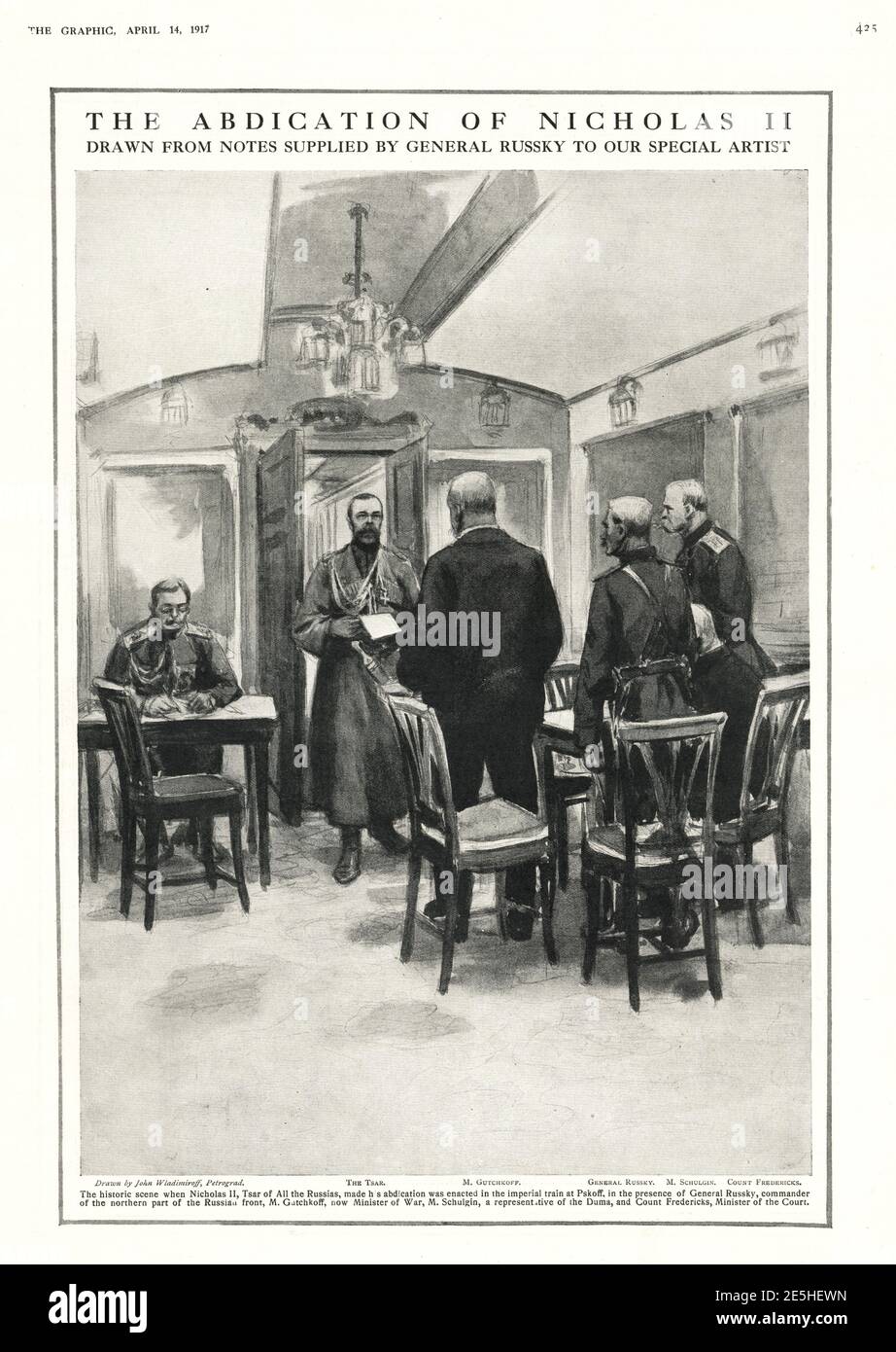 Tsar nicholas ii of russia Banque de photographies et d’images à haute ...