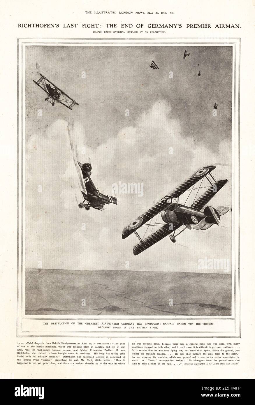 Manfred baron von richthofen Banque de photographies et d’images à ...
