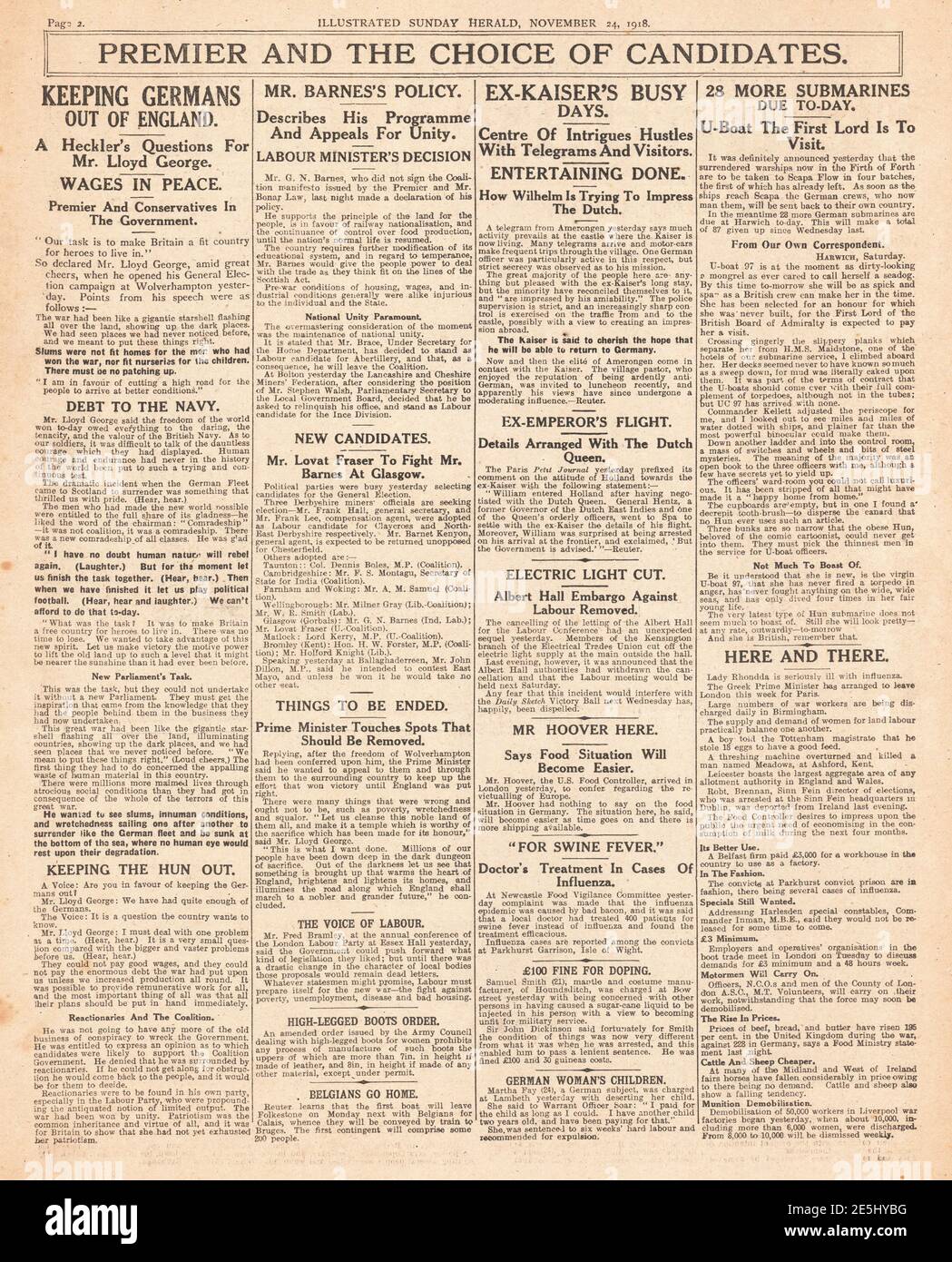 1918 general election Banque de photographies et d’images à haute ...