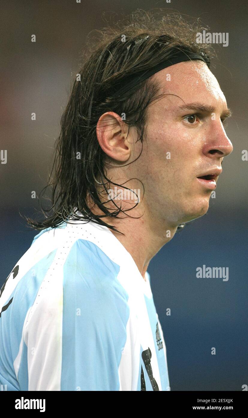 Lionel messi argentina 2008 Banque de photographies et d’images à haute ...