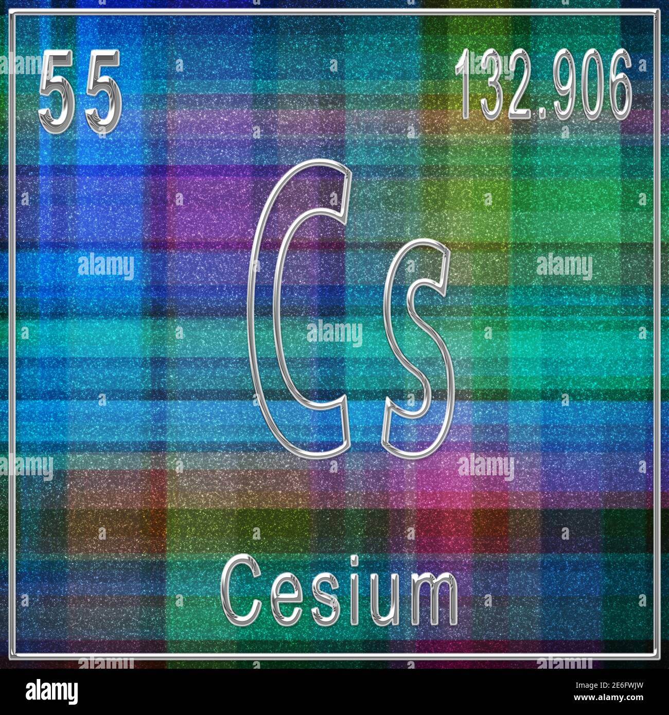 Cesium atomic structure Banque de photographies et d’images à haute ...