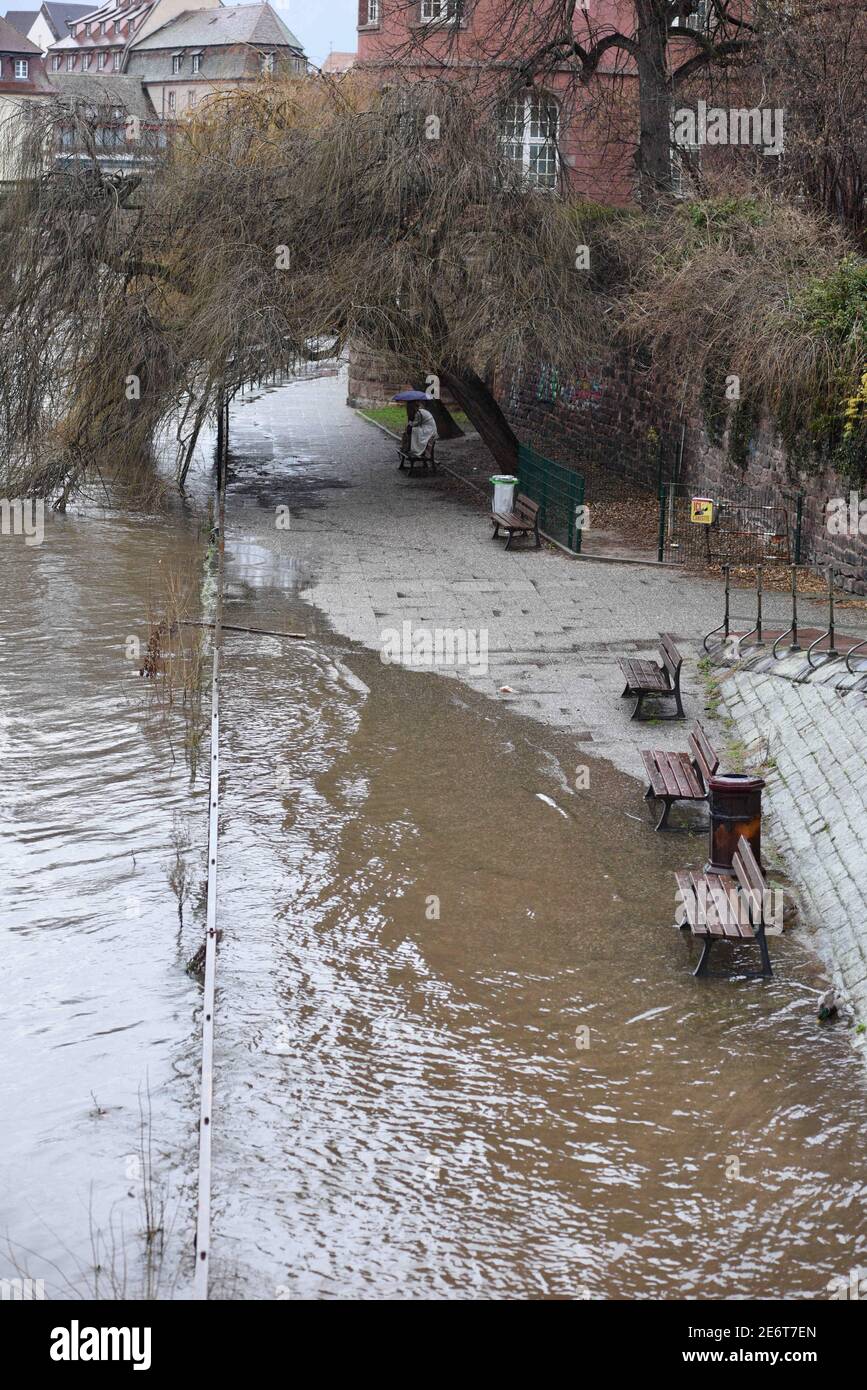 La fonte des neiges dans les Vosges provoque des inondations dans la ...