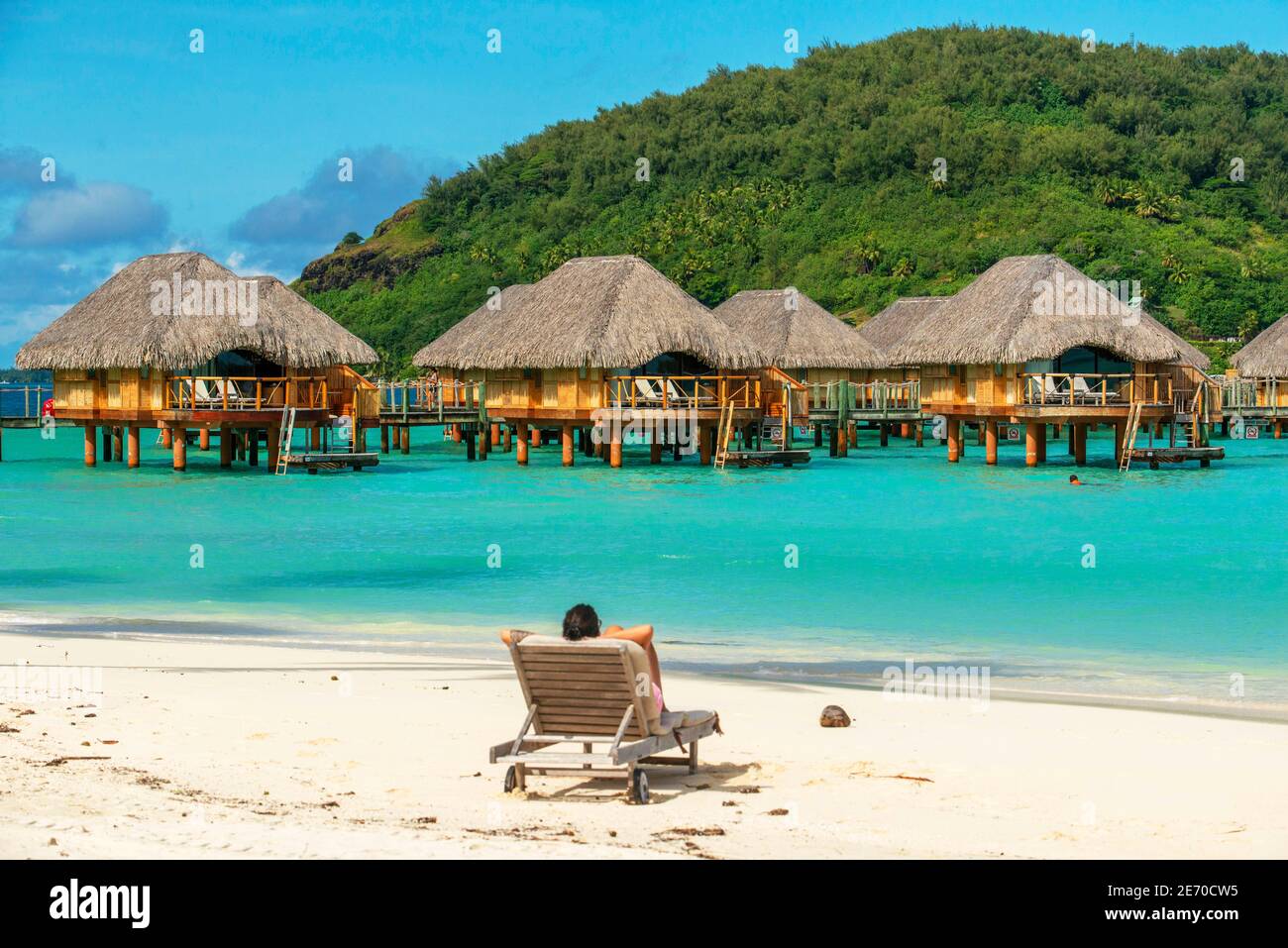 2020 février - le Bora Bora by Pearl Resorts Resort de luxe dans l'île motu Tevairoa, un petit ...