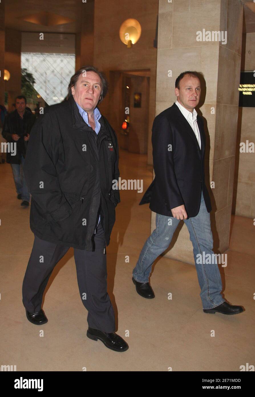 French Actor Gerard Depardieu 2008 Banque d'image et photos - Alamy