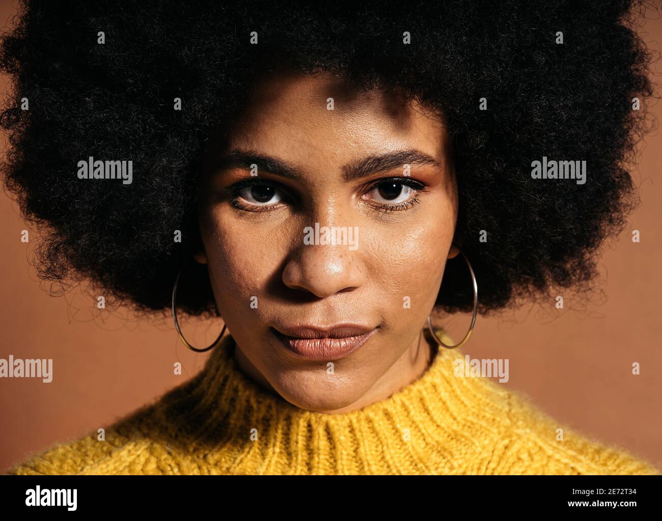 Gros Plan De Jeune Fille Africaine Banque De Photographies Et Dimages