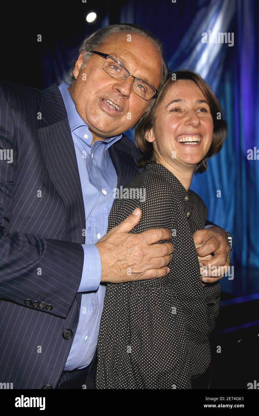 Gerard Louvin, propriétaire de Bobino, et Alexia Laroche-Joubert ...