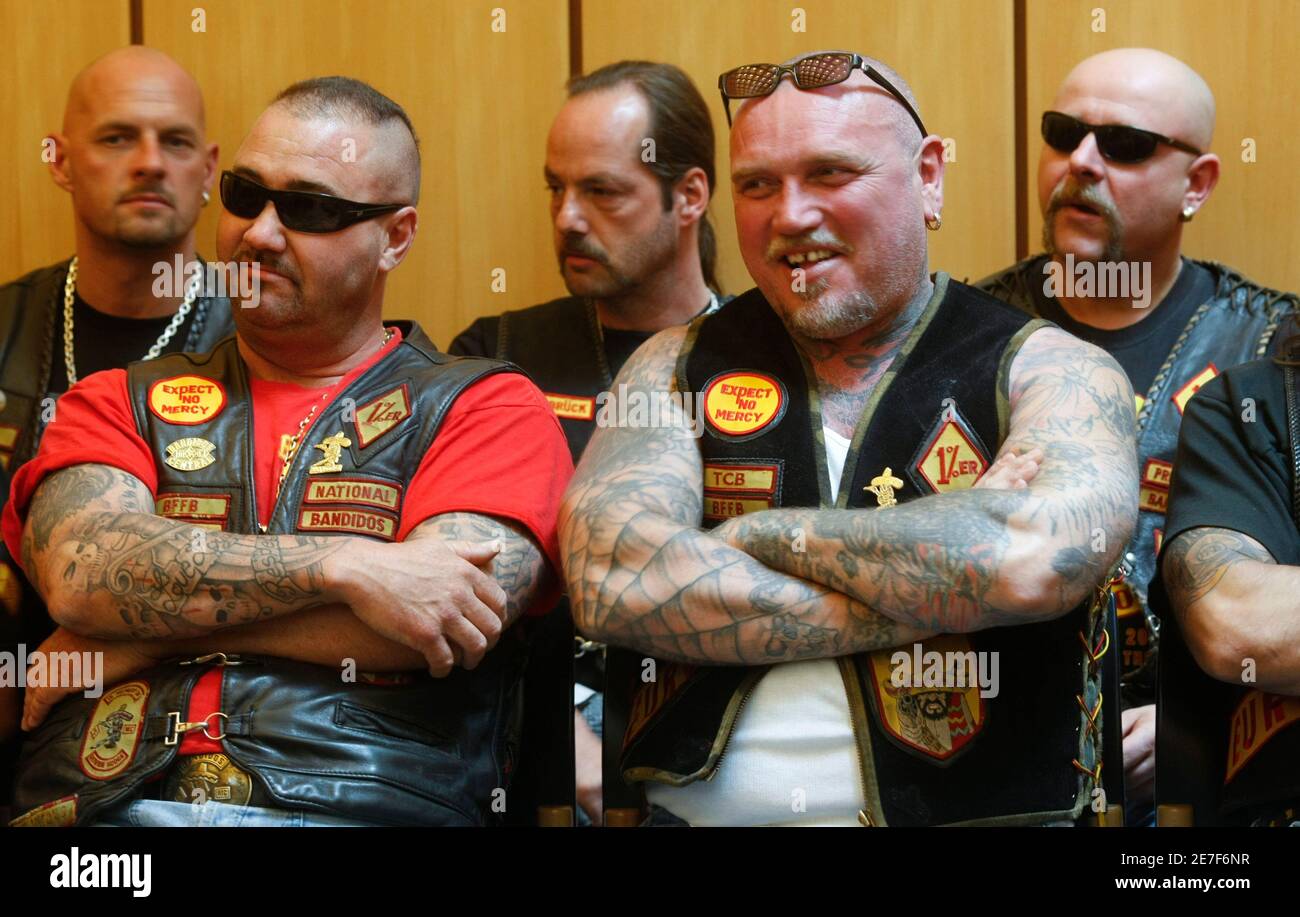Bandidos Motorcycle Gang Banque d'image et photos - Alamy