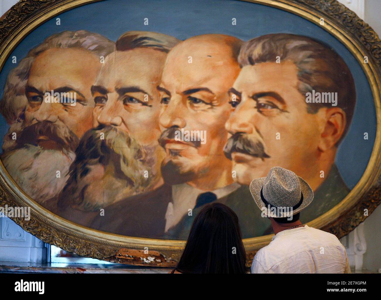 Marx engels painting Banque de photographies et d’images à haute ...