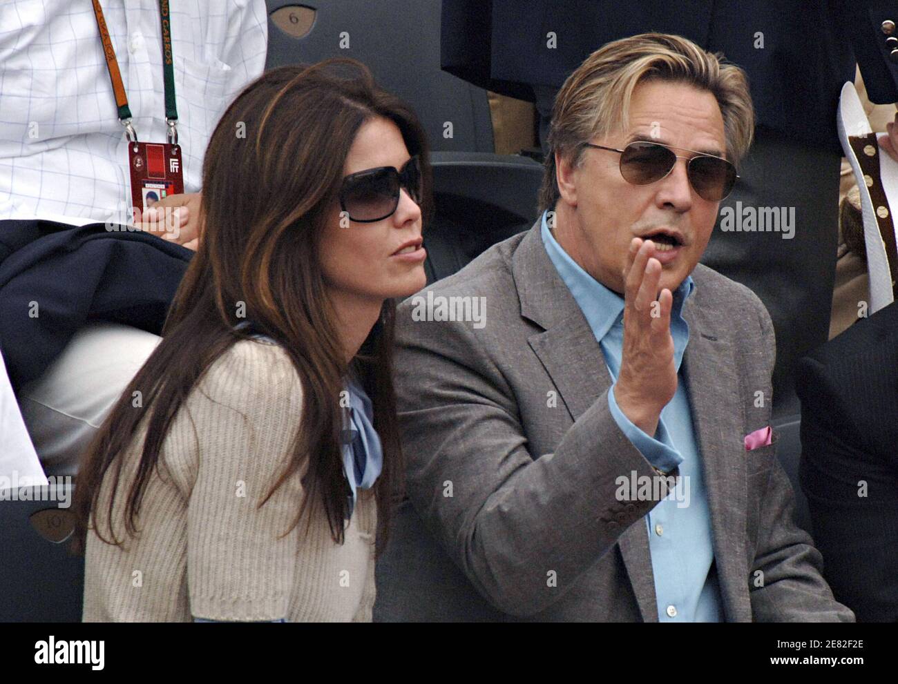 Don Johnson Et Sa Femme