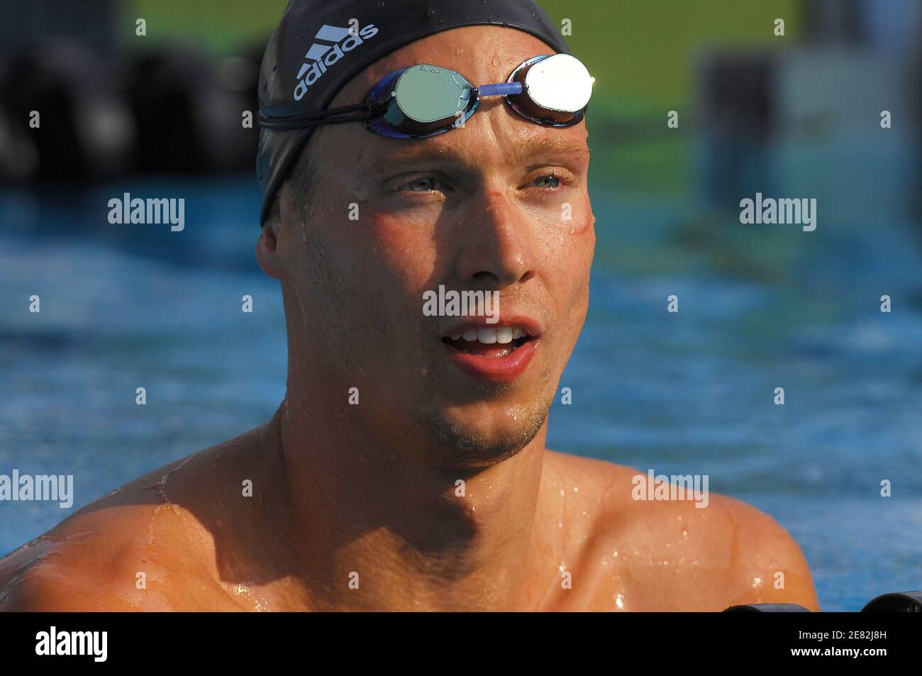 Nicolas Rostoucher, de France, concurrence sur 800 mètres Freestyle ...