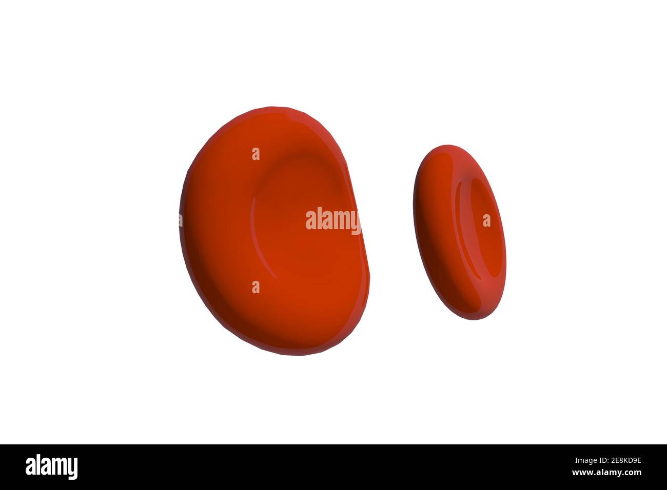 Microscope et cellules sanguines Banque de photographies et d’images à ...