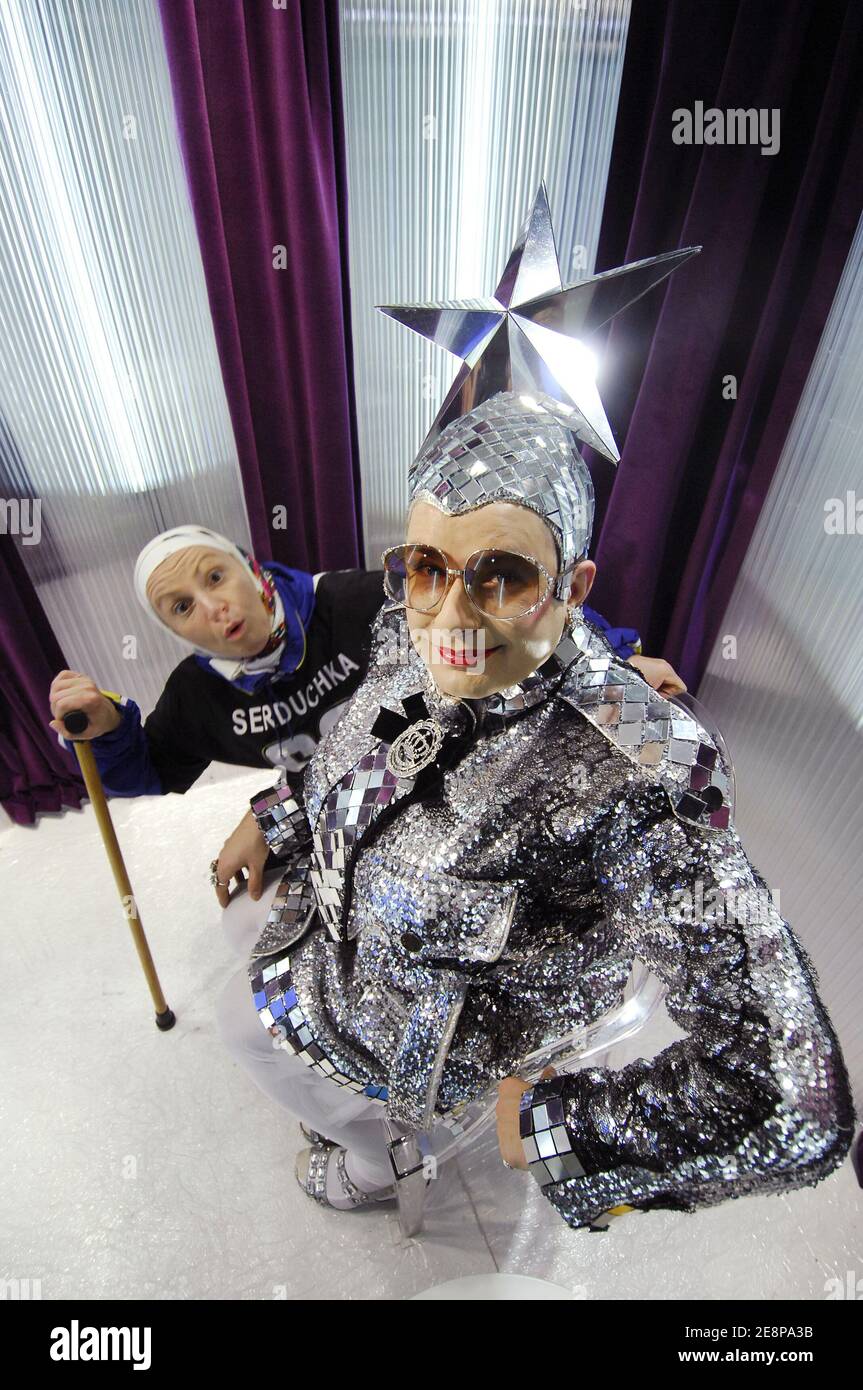 EXCLUSIF. La chanteuse ukrainienne Verka Serduchka (Andrei Danilko) et ...