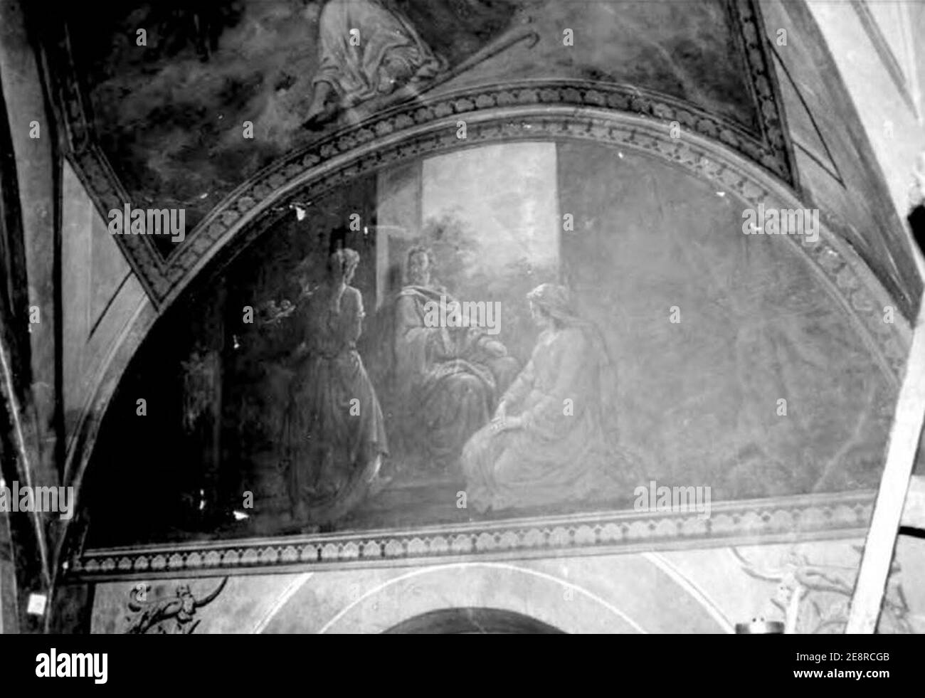 Marta et maria Banque d'images noir et blanc - Alamy