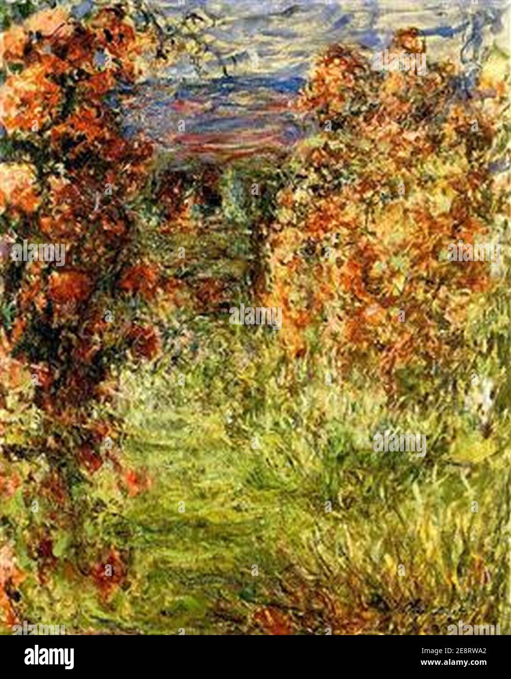 Maison parmi les roses Banque de photographies et d’images à haute ...