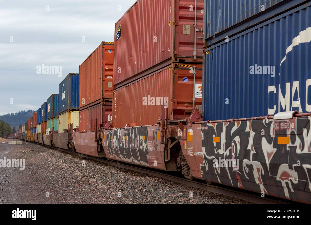 Intermodal container Banque de photographies et d’images à haute ...