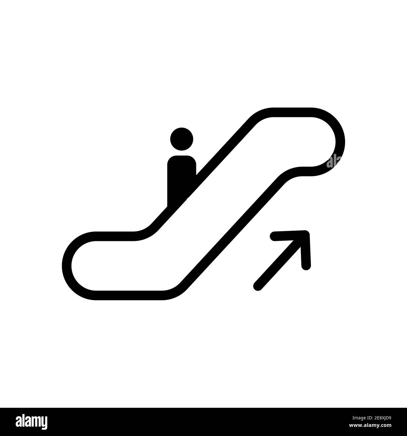 Symbole d'icône de vecteur de remontée. Symbole du centre commercial de ...