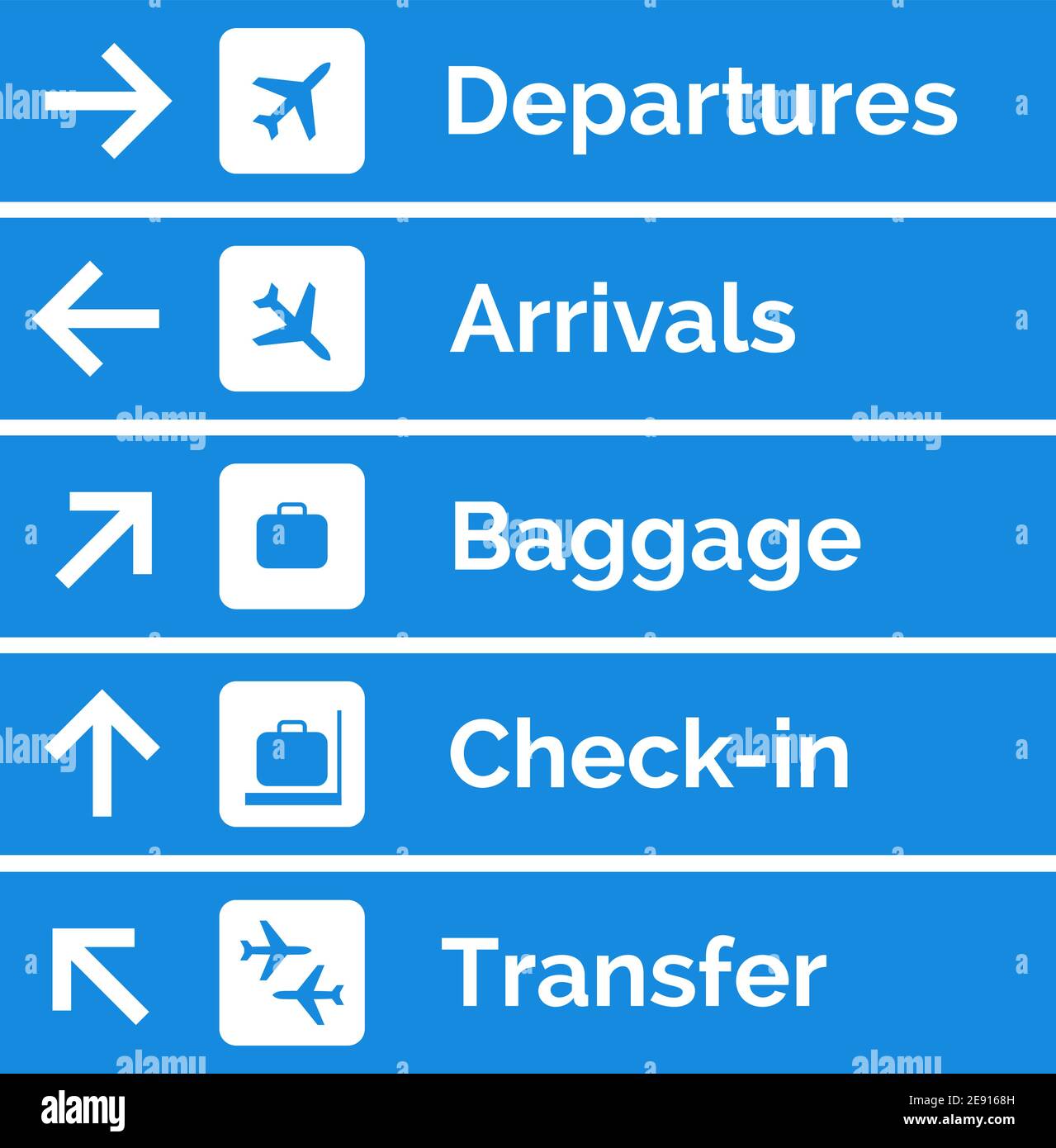Passenger information display Banque d'images vectorielles - Alamy