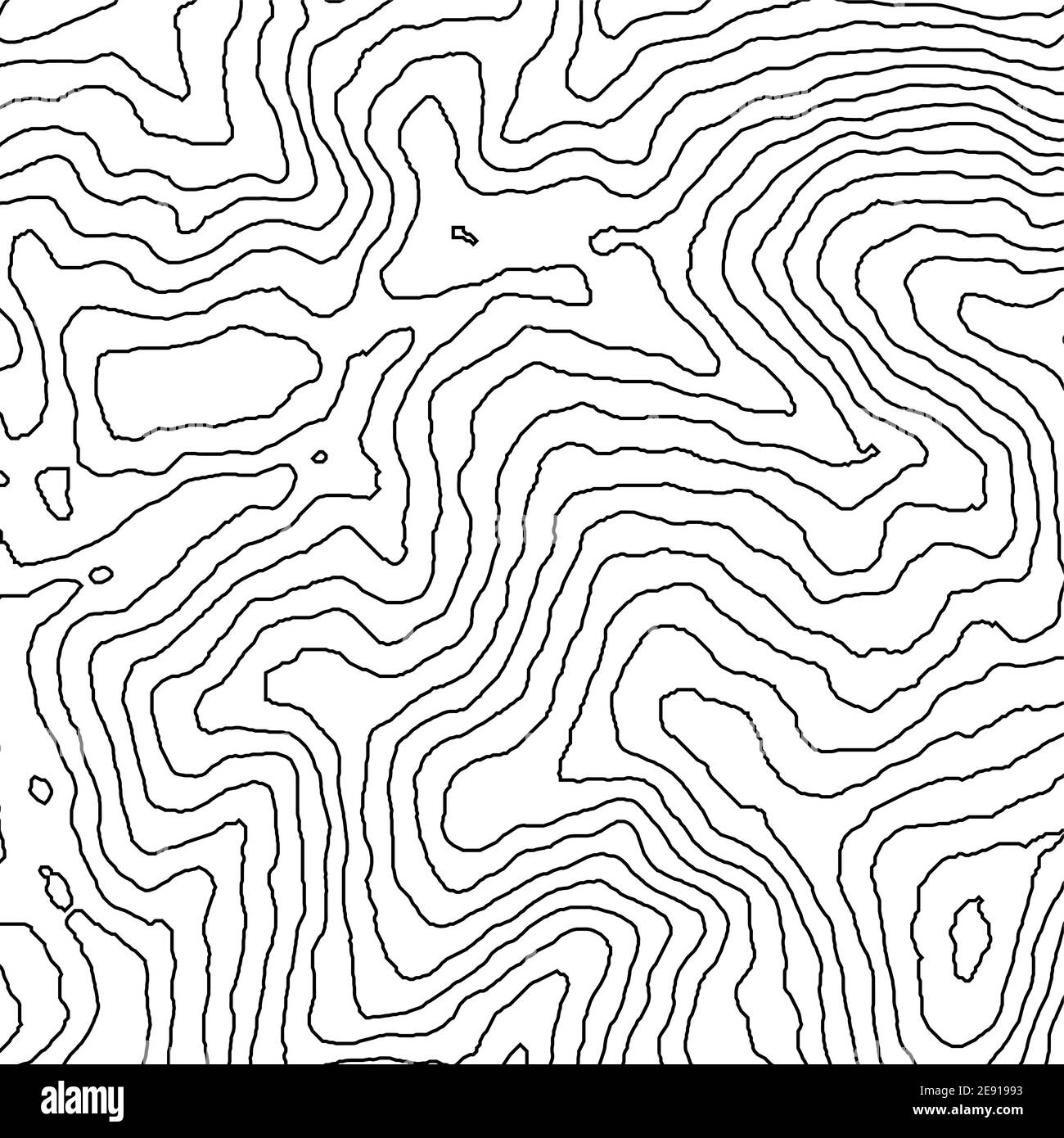Dessin topographique Banque d'images noir et blanc - Alamy