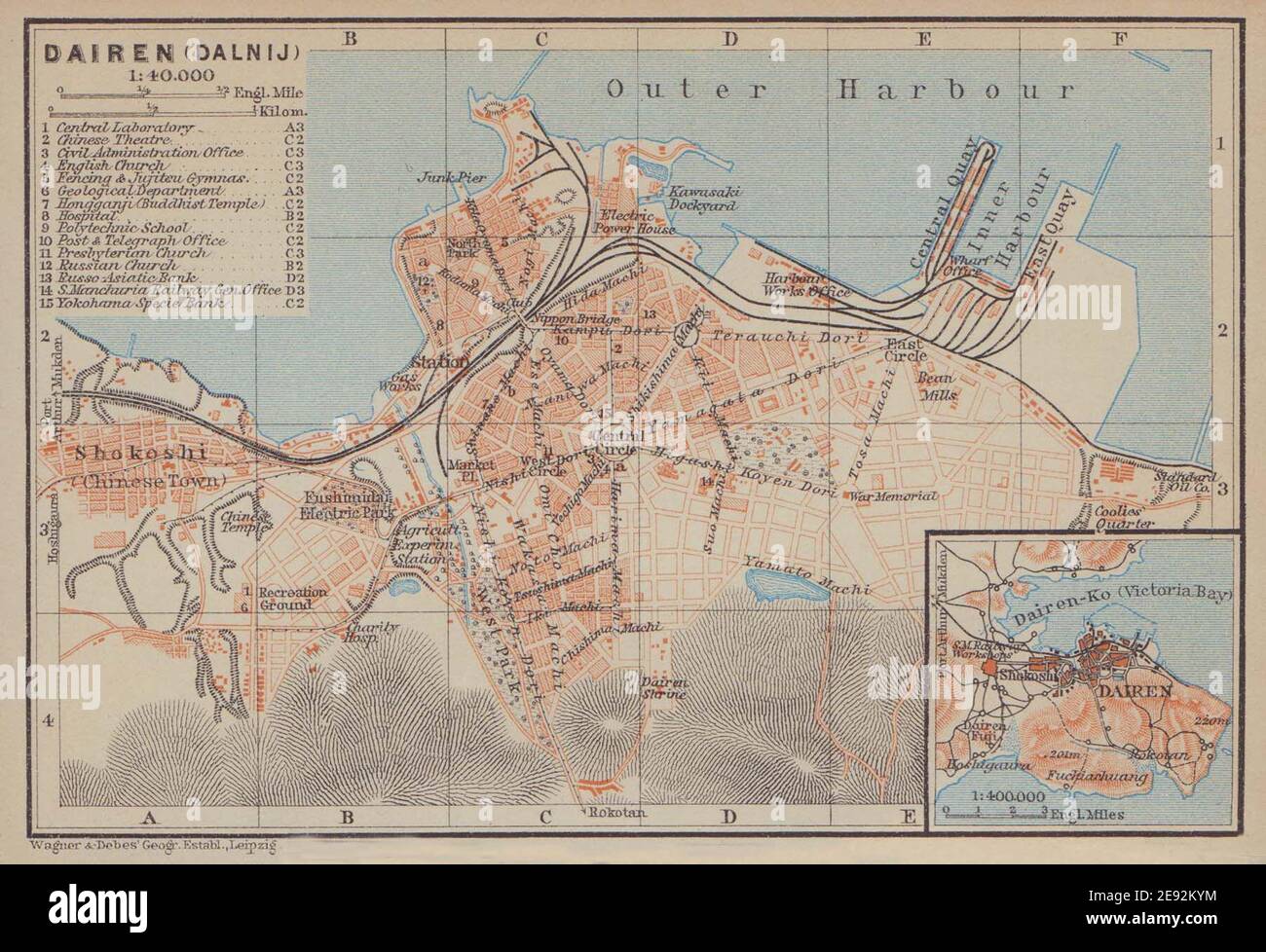 Carte de dalian Banque de photographies et d’images à haute résolution ...