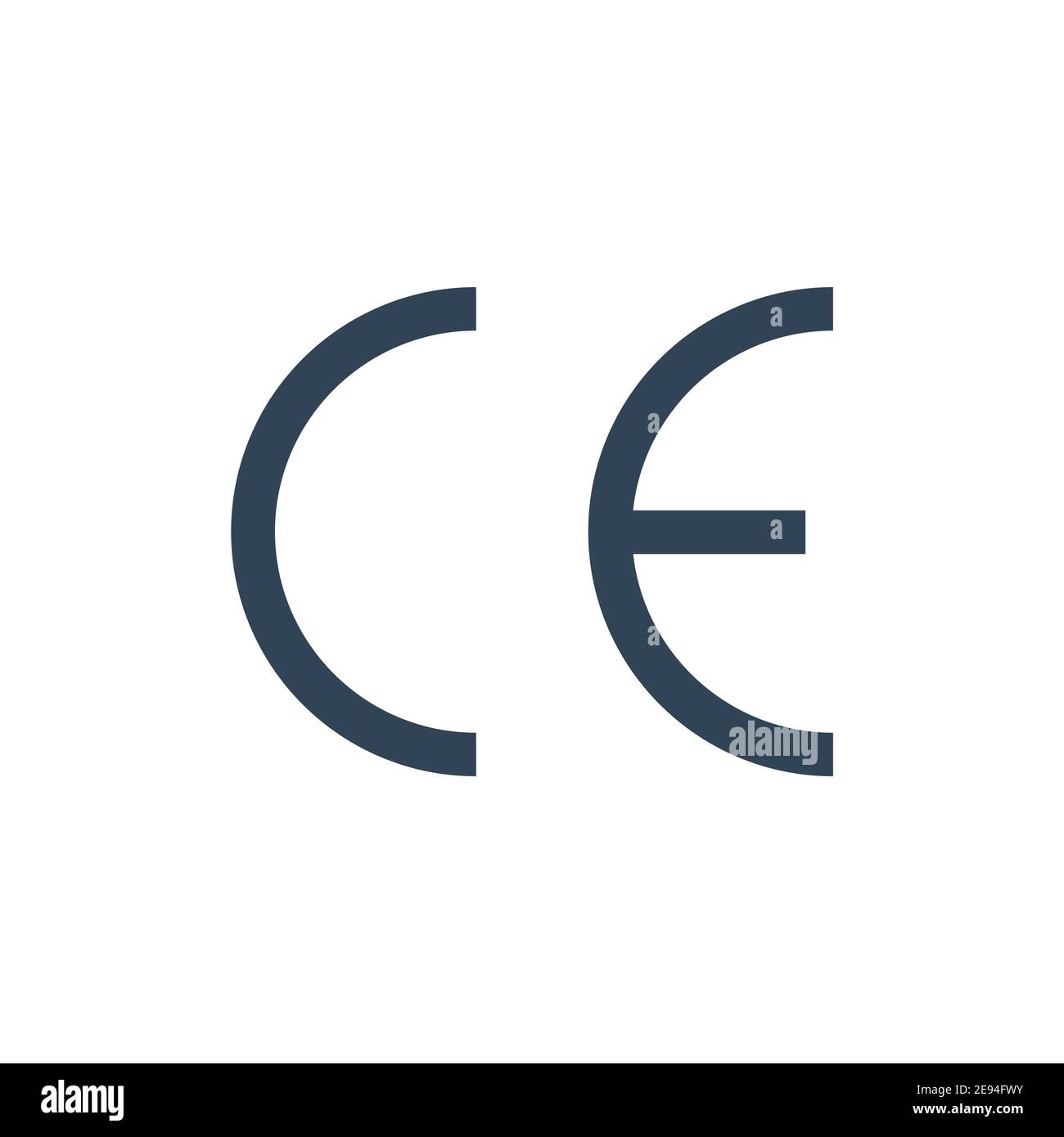 Marquage ce. Icône de garantie de qualité. Symbole de certification ...