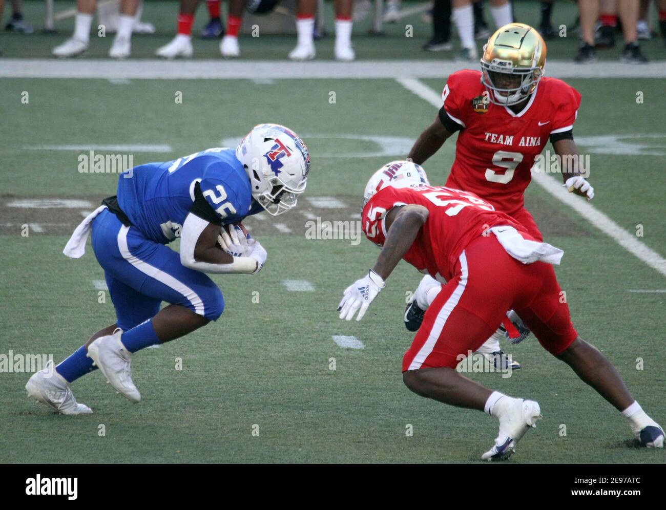 31 janvier 2021 - l'État du Kansas Jayhawks linebacker Elijah Sullivan ...