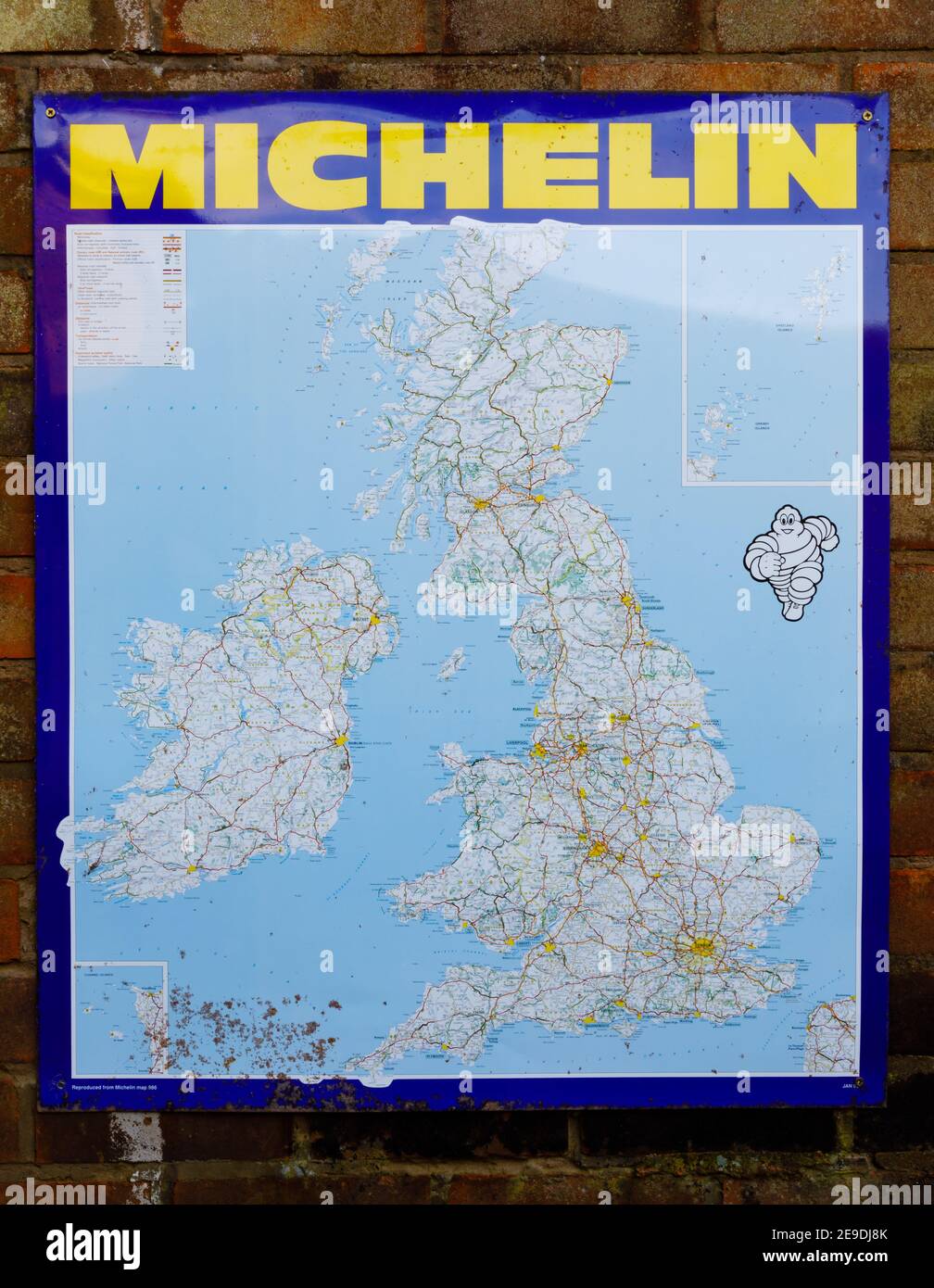 Michelin map Banque de photographies et d’images à haute résolution - Alamy