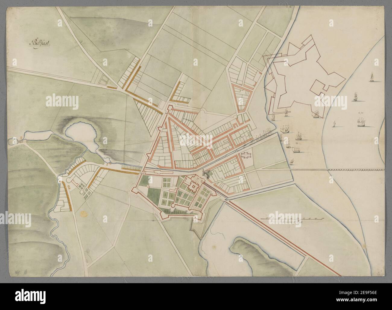 Mappa di belfast Banque de photographies et d’images à haute résolution ...