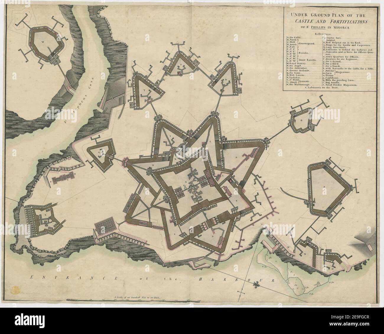 Carte de minorque Banque de photographies et d’images à haute ...