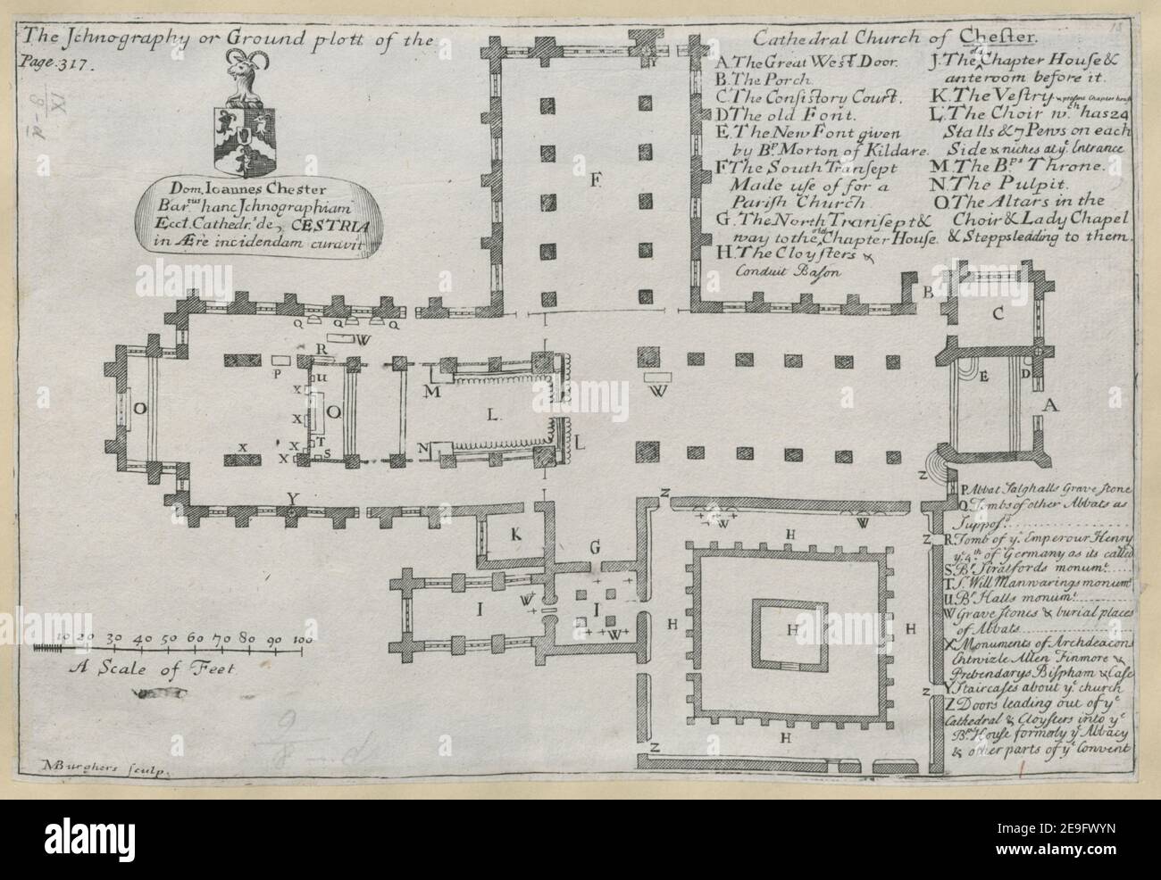Mappa di chester Banque de photographies et d’images à haute résolution ...