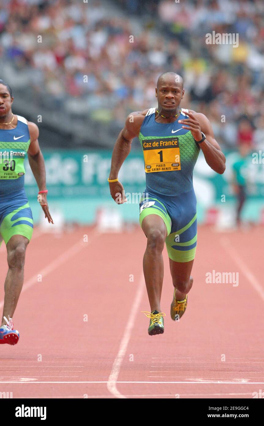 Jamaican sprinter asafa powell Banque de photographies et d’images à ...