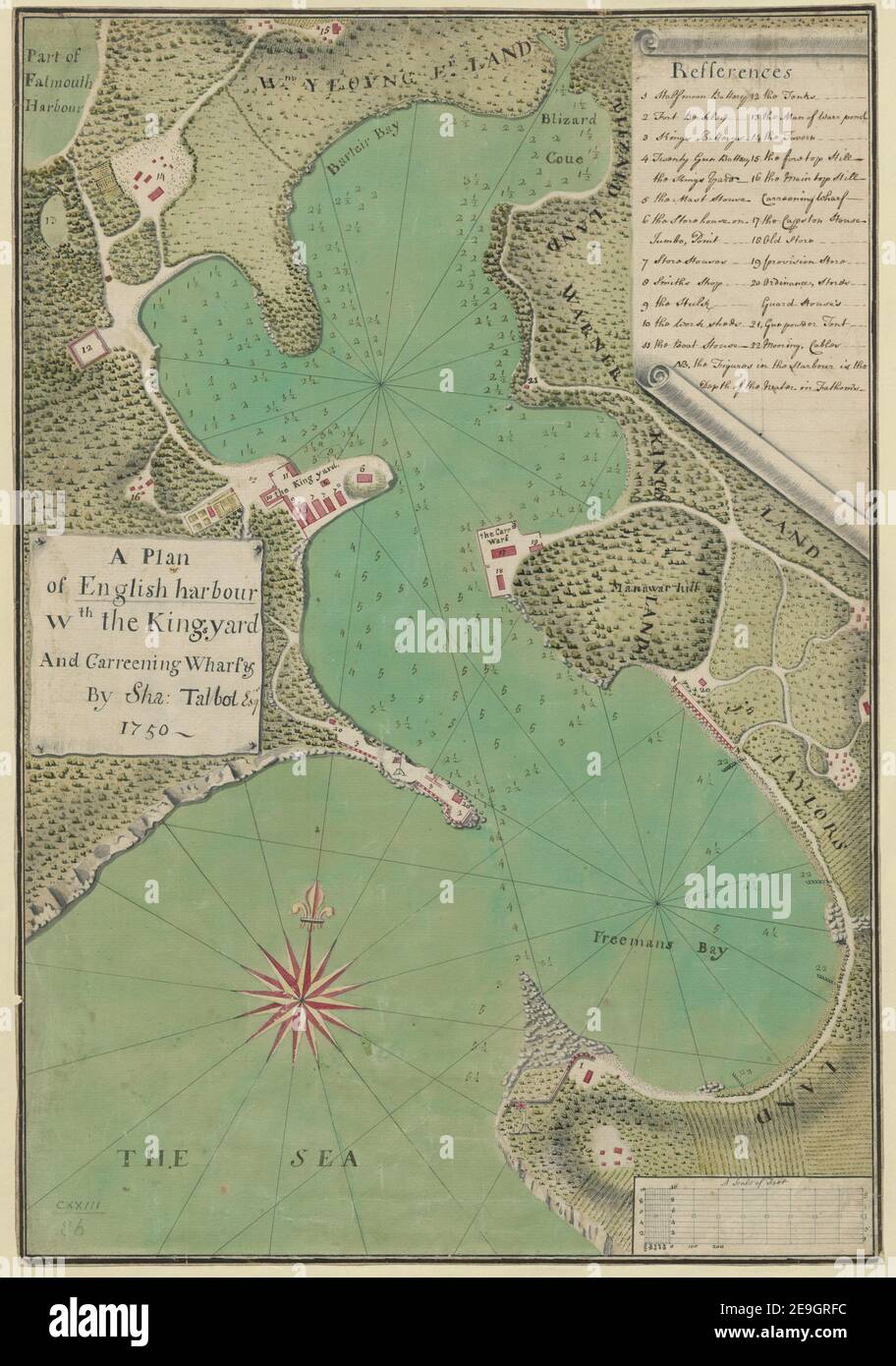 Carte du port anglais Banque de photographies et d’images à haute ...